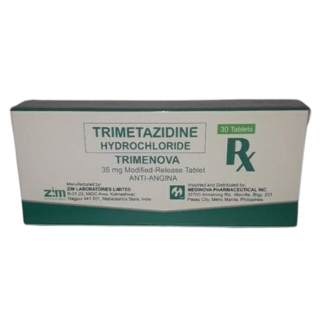 TRIMENOVA Trimetazidine Hydrochloride 35mg Modified-Release Tablet 30's ...